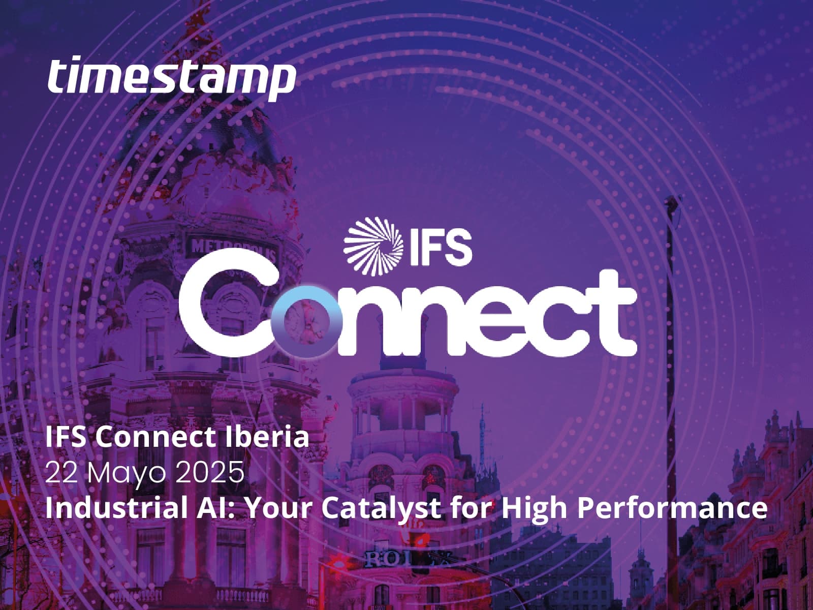 Timestamp, Gold Sponsor of IFS Connect Iberia 2025