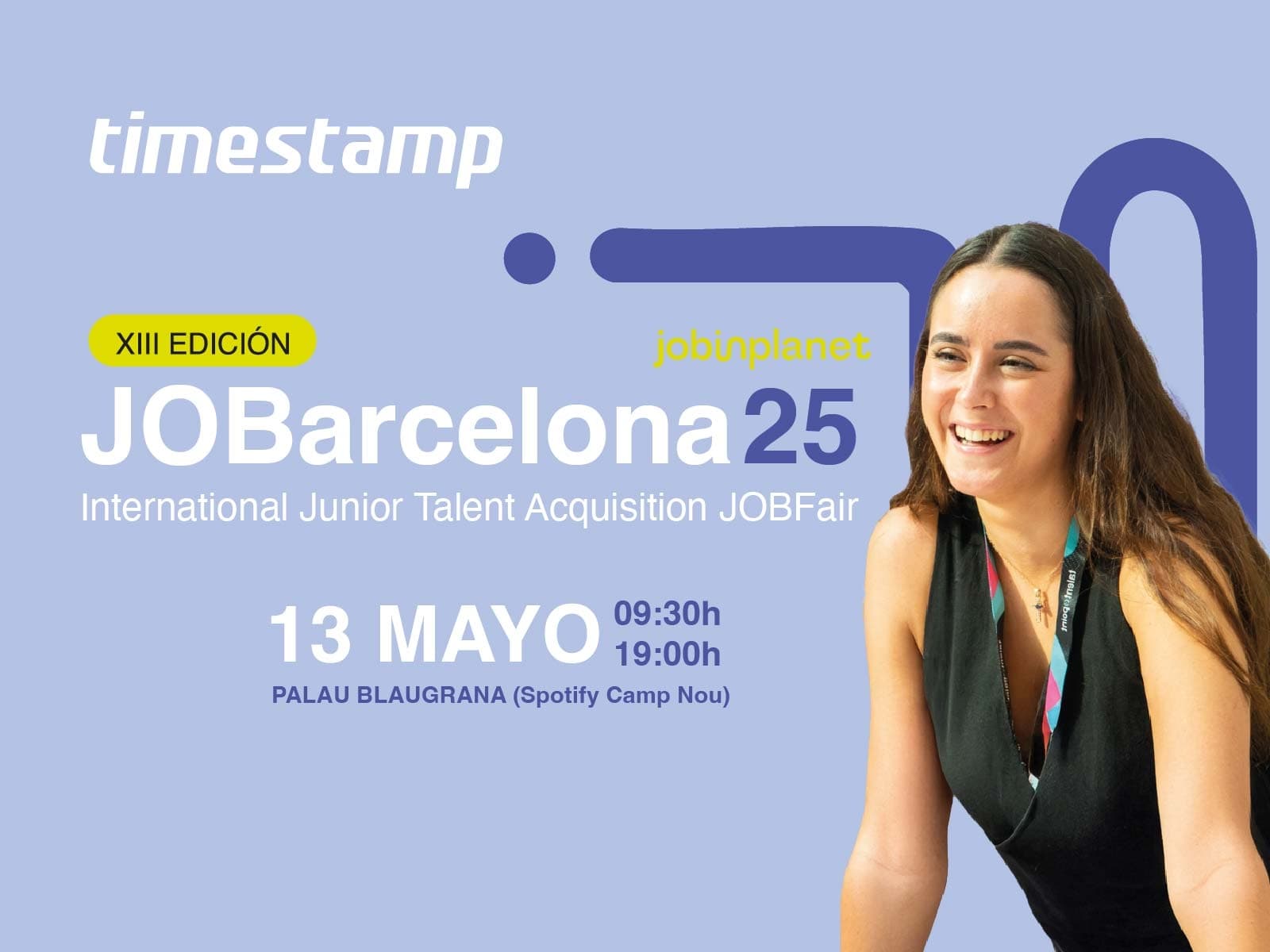 Timestamp will be present at JOBarcelona 2025.