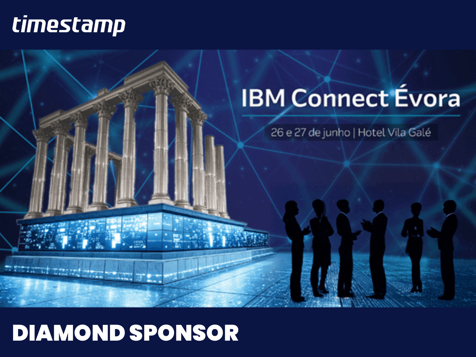 Timestamp at IBM Connect Évora 2025 as Diamond Sponsor