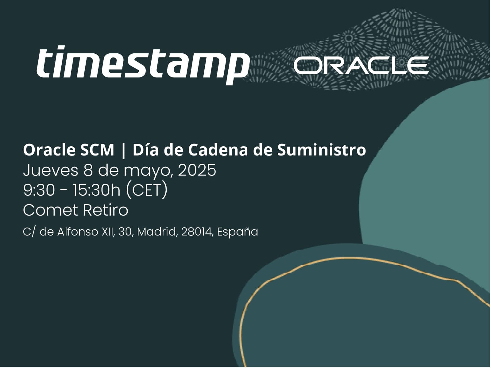 Timestamp takes part in the Oracle Supply Chain Management Day.